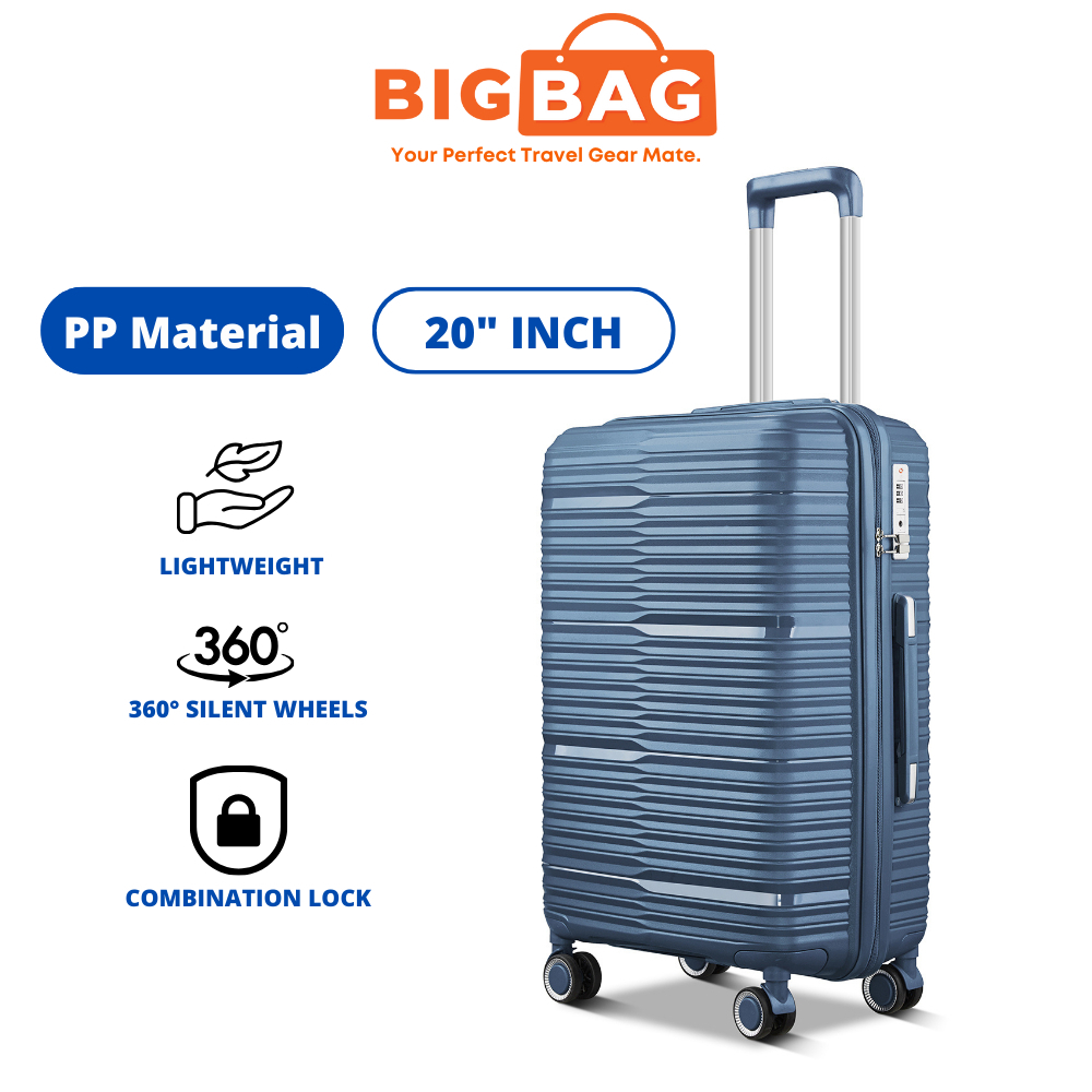 BIG BAG Sprinter 20" (PP) Polypropylene Luggage 20 Inch Cabin Luggage ...