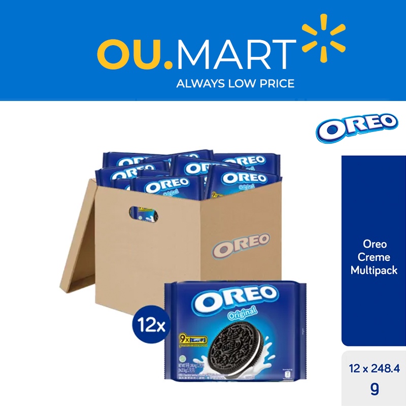 [WHOLESALE Bundle of 12] OREO Sandwich Cookies Multipack 9 units x 27 ...