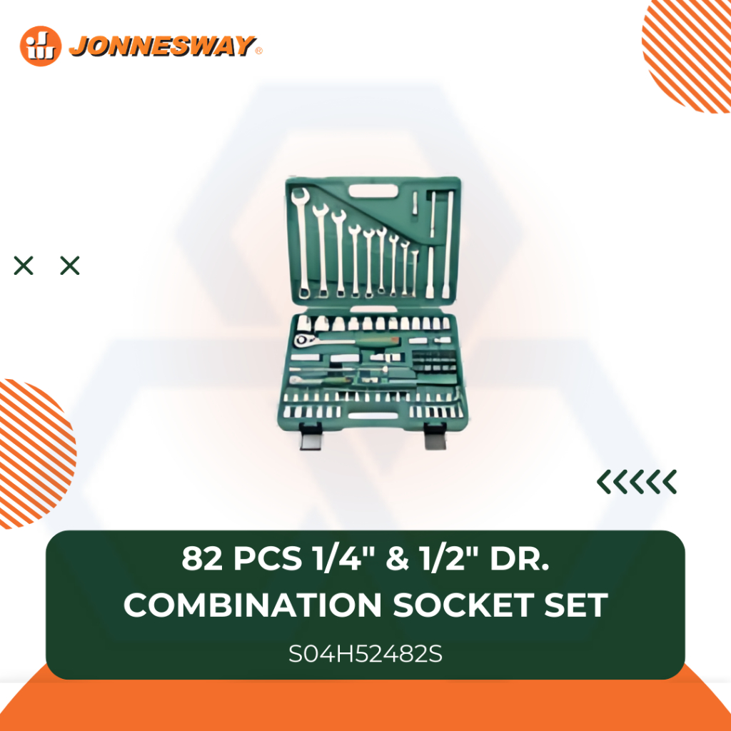 82 PCS 1/4″ & 1/2″ DR. COMBINATION SOCKET SET S04H52482S | Shopee Malaysia