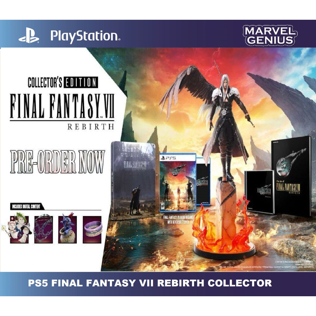 PS5 GAME FINAL FANTASY VII REBIRTH COLLECTOR EDITION Collector's | Collectors Edition (ENGLISH ...