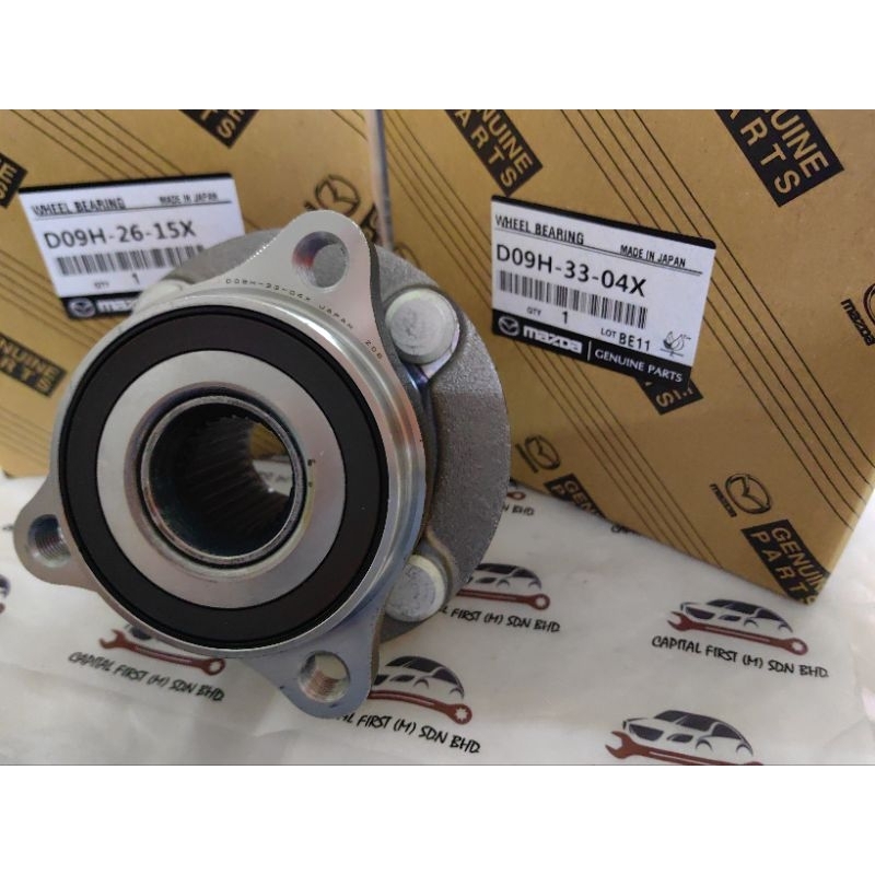 MAZDA 2 SKYACTIV BEARING WHEEL FRONT D09H-33-04X REAR D09H-26-15X MADE ...