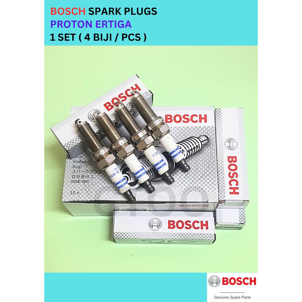 100% GENUINE BOSCH Spark Plug Proton Ertiga [ LKR6F-10 ] | Shopee Malaysia