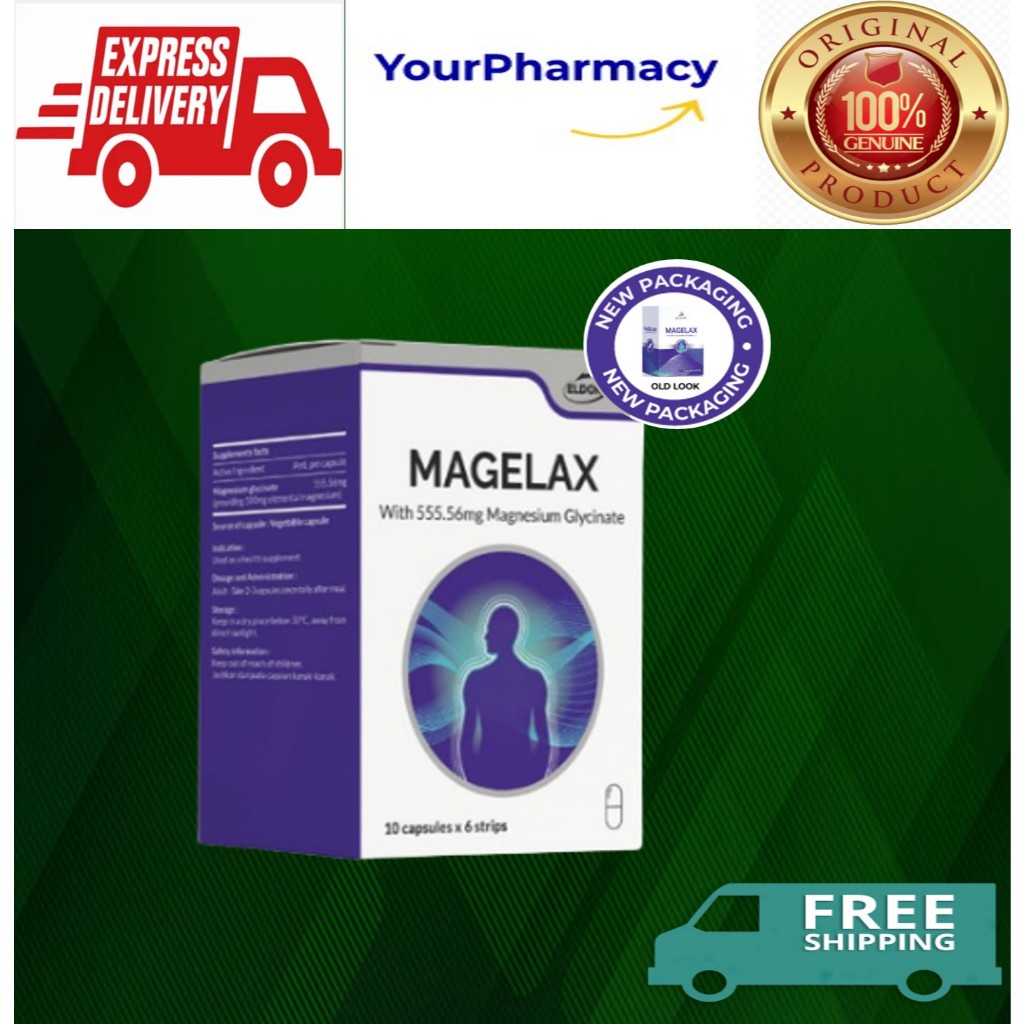 Ascentia Magelax (Magnesium Glycinate) 60s capsule | Shopee Malaysia