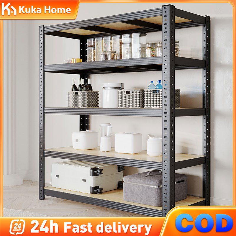 6 Tier Rack Rak Besi Serbaguna Boltless Rack Adjustable Warehouse ...