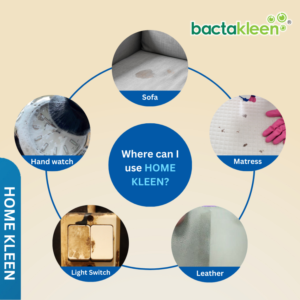 BACTAKLEEN Stain Buster Duo Set | Home Kleen 200ML + Kitchen Kleen ...