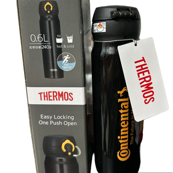 Limited Edition 600ml Original Thermos Flask Continental Black Color ...