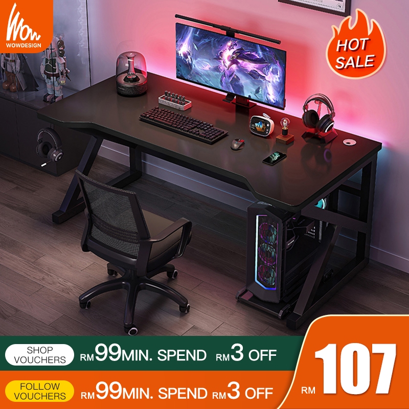 Meja Gaming 120/140/160CM High Quality Gaming Table Meja Komputer ...