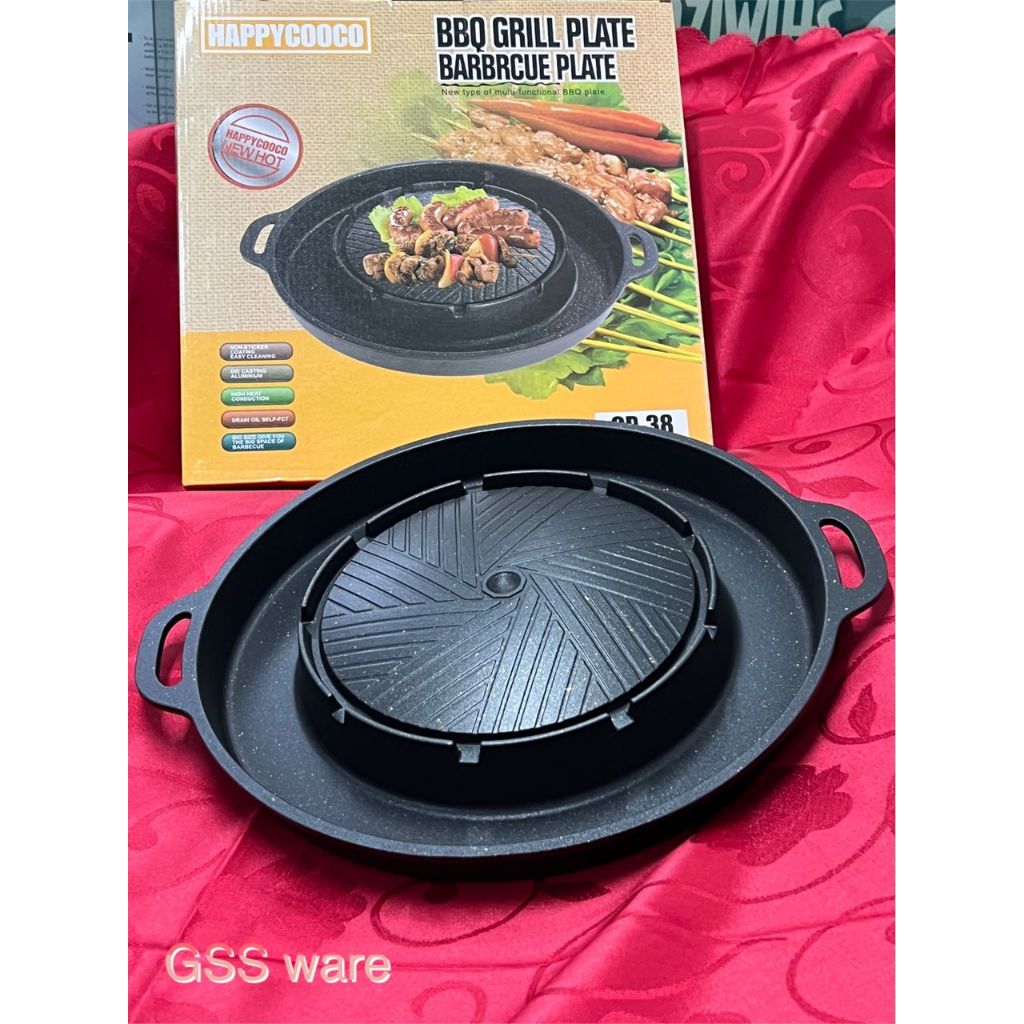 GSS ware Thai Mookata 2 in 1 BBQ Grill & Steamboat Non-Stick Pan ...