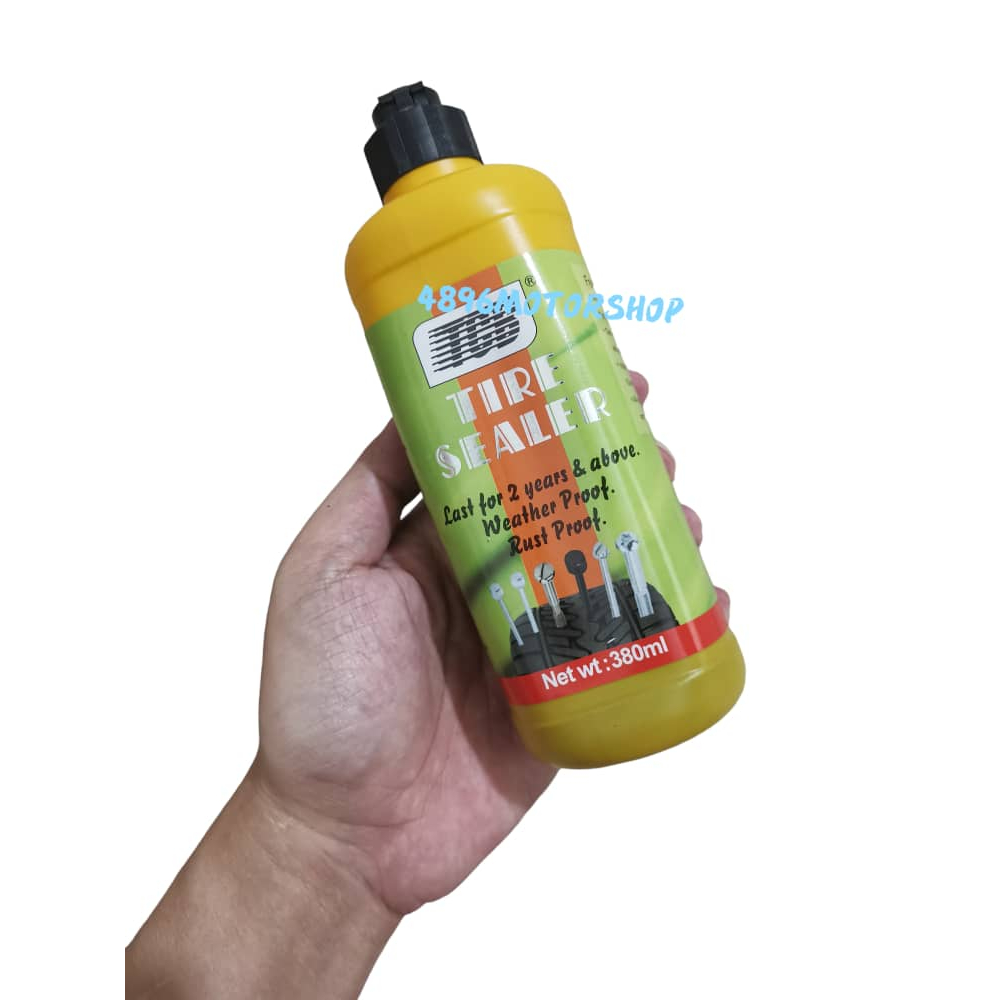 TCB MOTOR TYRE SEALER/ TAYAR POWER GUM 380ML TAYAR PUNCIT PANCIT ...