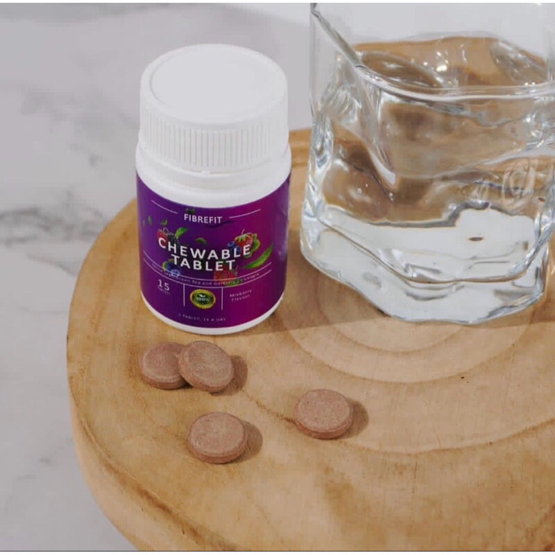 FIBREFIT CHEWABLE TABLET SLIMMING Original HQ Kurus seawal 7 hari ...