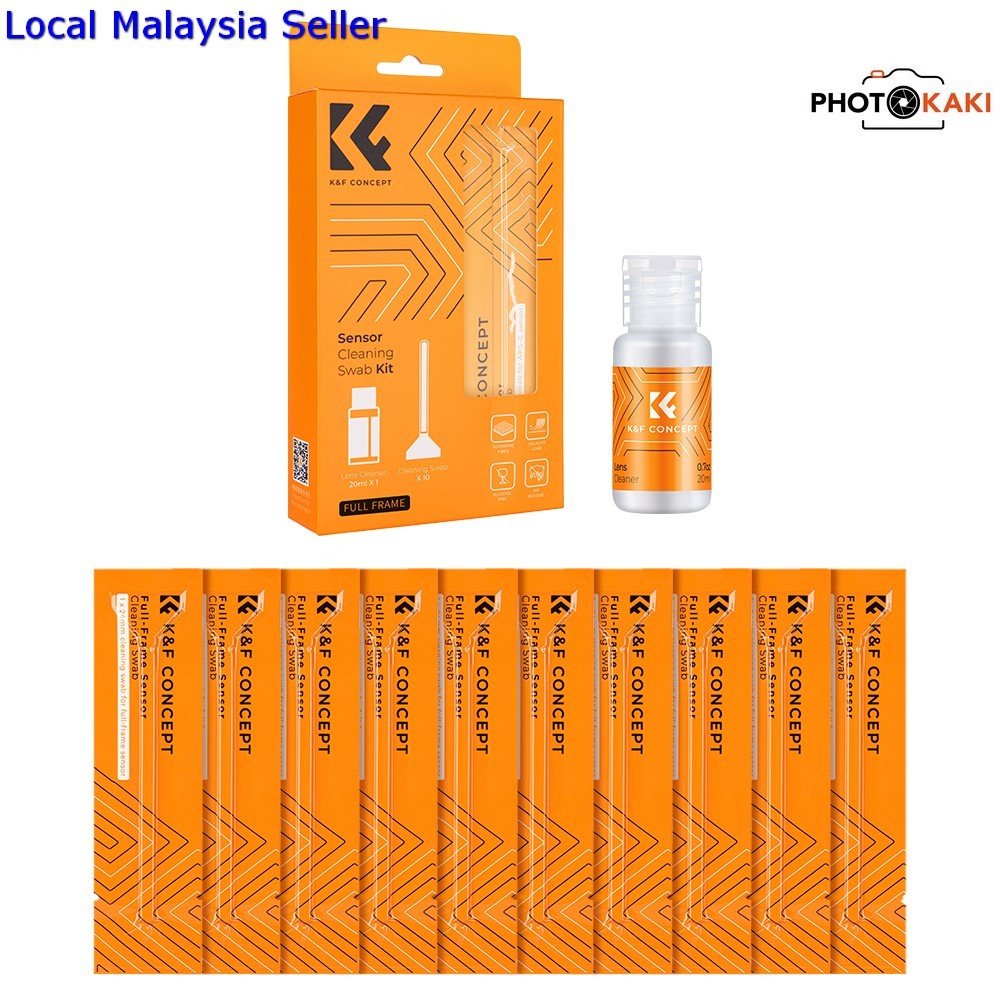 K&F Concept camera sensor cleaning kit, full frame APSC, Nikon Canon ...