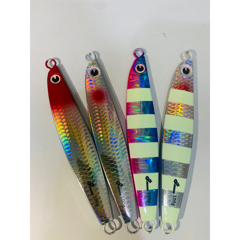 Jig X Dragon 80g 100g for fast jigging #jig tenggiri | Shopee Malaysia
