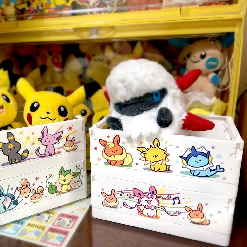 [READY STOCK]Pokemon Eevee Folding Storage Box Stackable Flareon ...