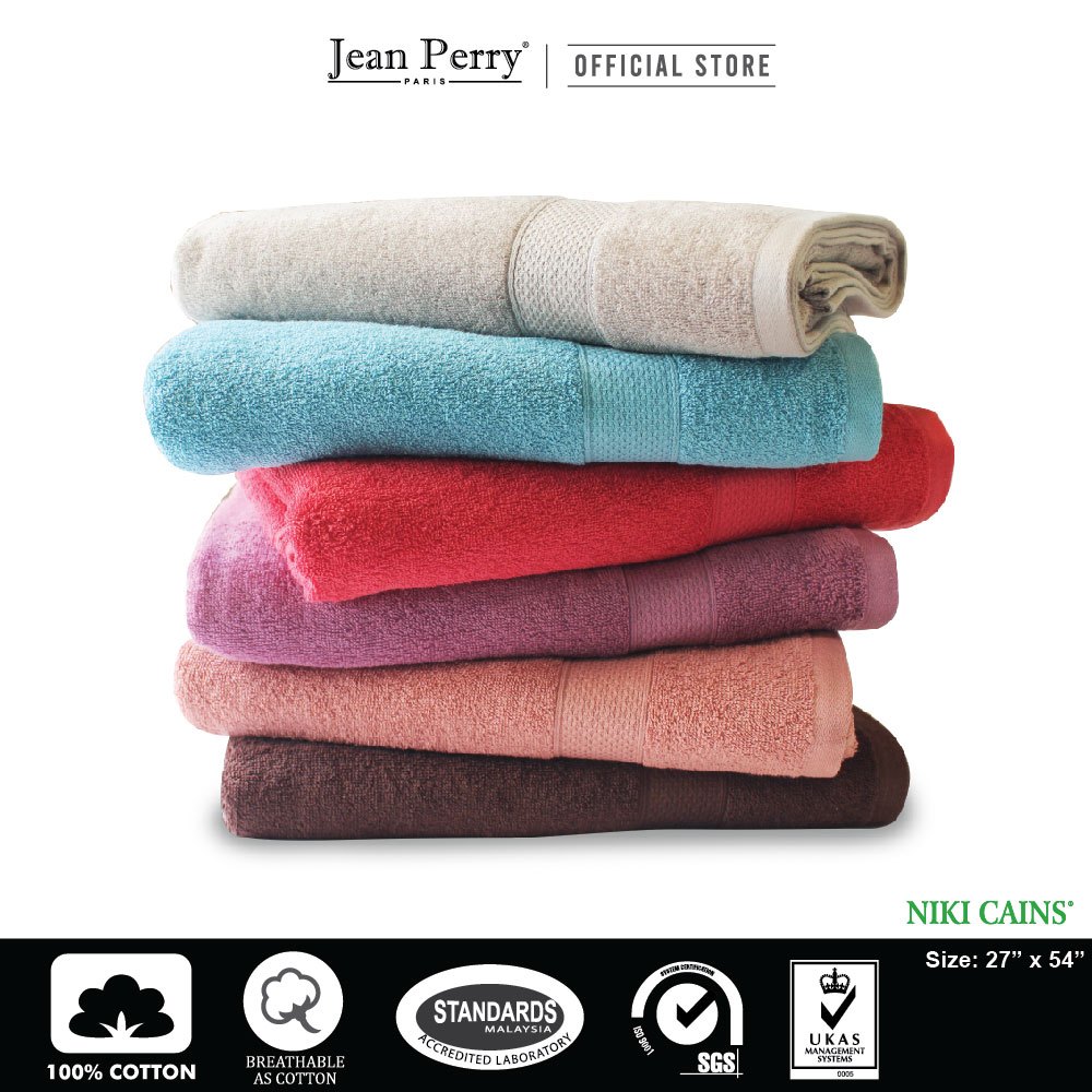 Niki Cains Emery Bath Towel - 100% Cotton | Shopee Malaysia