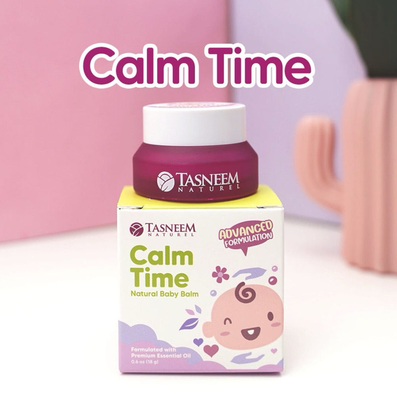 💜 Calm Time Baby Newborn Balm Bayi Tasneem Naturel Essential Oil ...