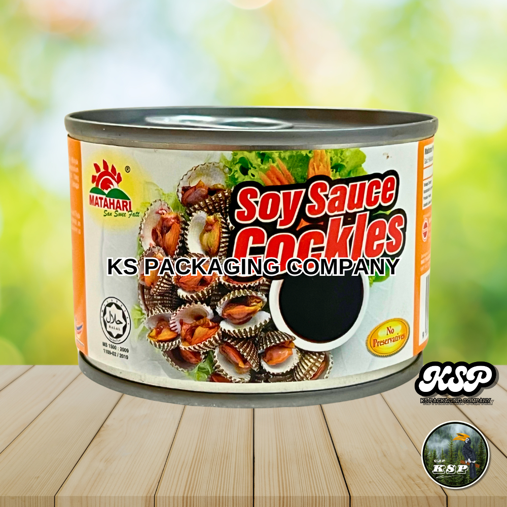 160g Matahari Soy Sauce Cockles Kerang Kicap Canned Food Makanan Tin ...