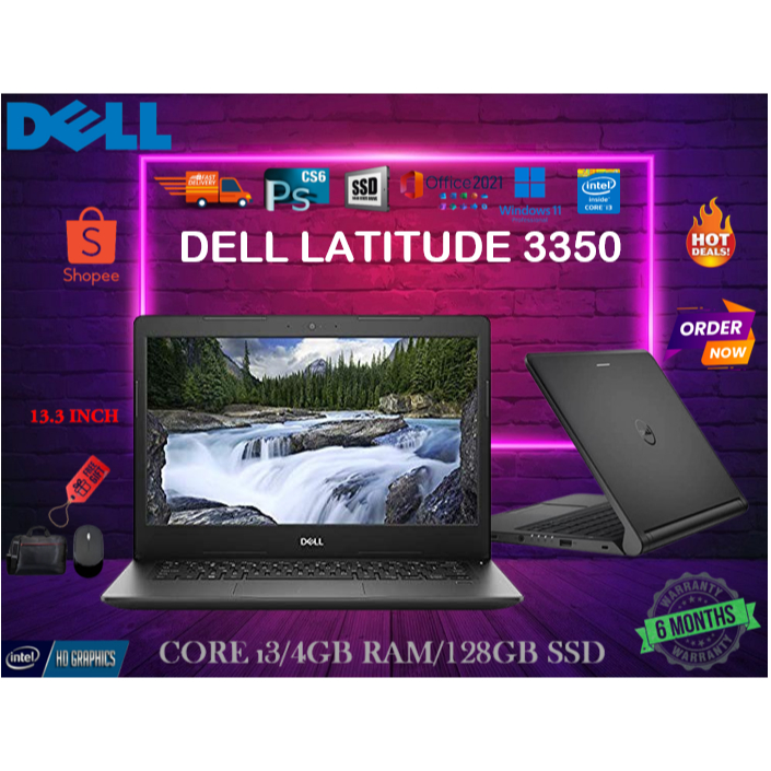 DELL LATITUDE 3350/4GB RAM/128GB SSD/INTEL CORE i3 5th GENERATION ...