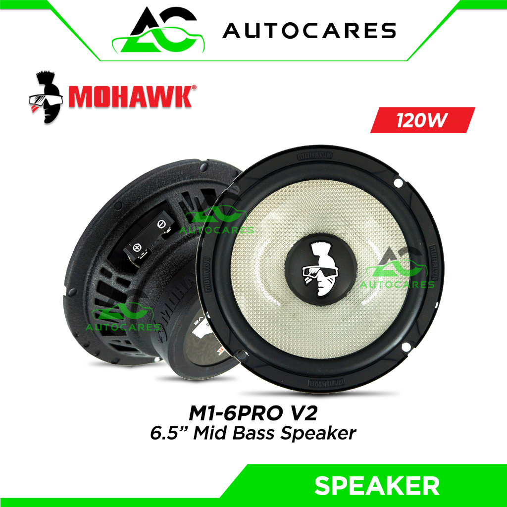 MOHAWK M1-6PRO V2 6.5" Car Speaker Mid Bass 6.5 Inch Speaker Kereta Mohawk M1 PRO Series Car ...
