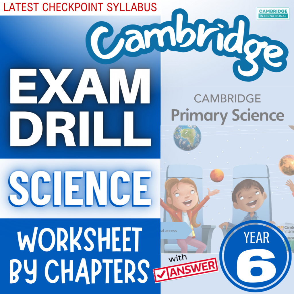 47C New Cambridge Primary Science 6 Exam Drill Worksheet by Chapter ...