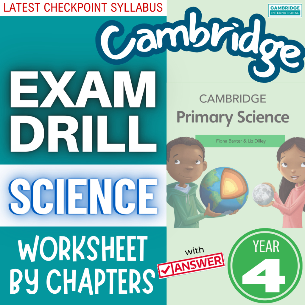 47C New Cambridge Primary Science 4 Exam Drill Worksheet by Chapter ...