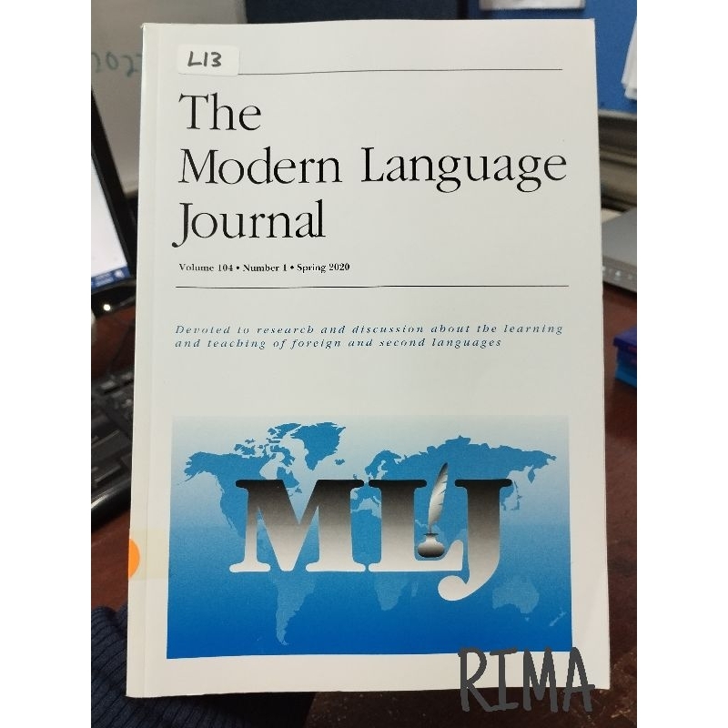 The Modern Language Journal (1540-4781) | Shopee Malaysia