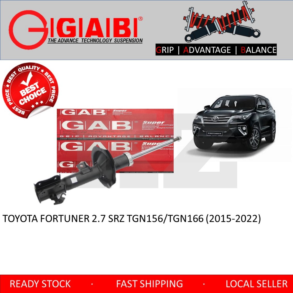 100% GAB SUPER FRONT ABSORBER - TOYOTA FORTUNER 2.7 SRZ TGN156 /TGN166 ...