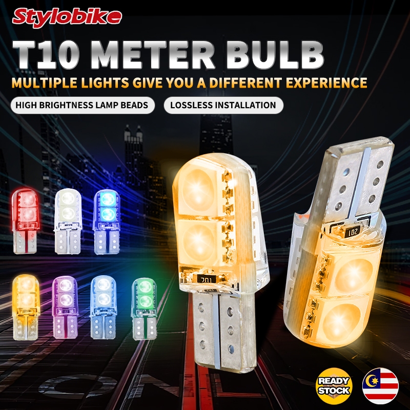 T10 Meter Bulb LED Light Bulb Lamp Signal Bulb Indicator Parking Light ...