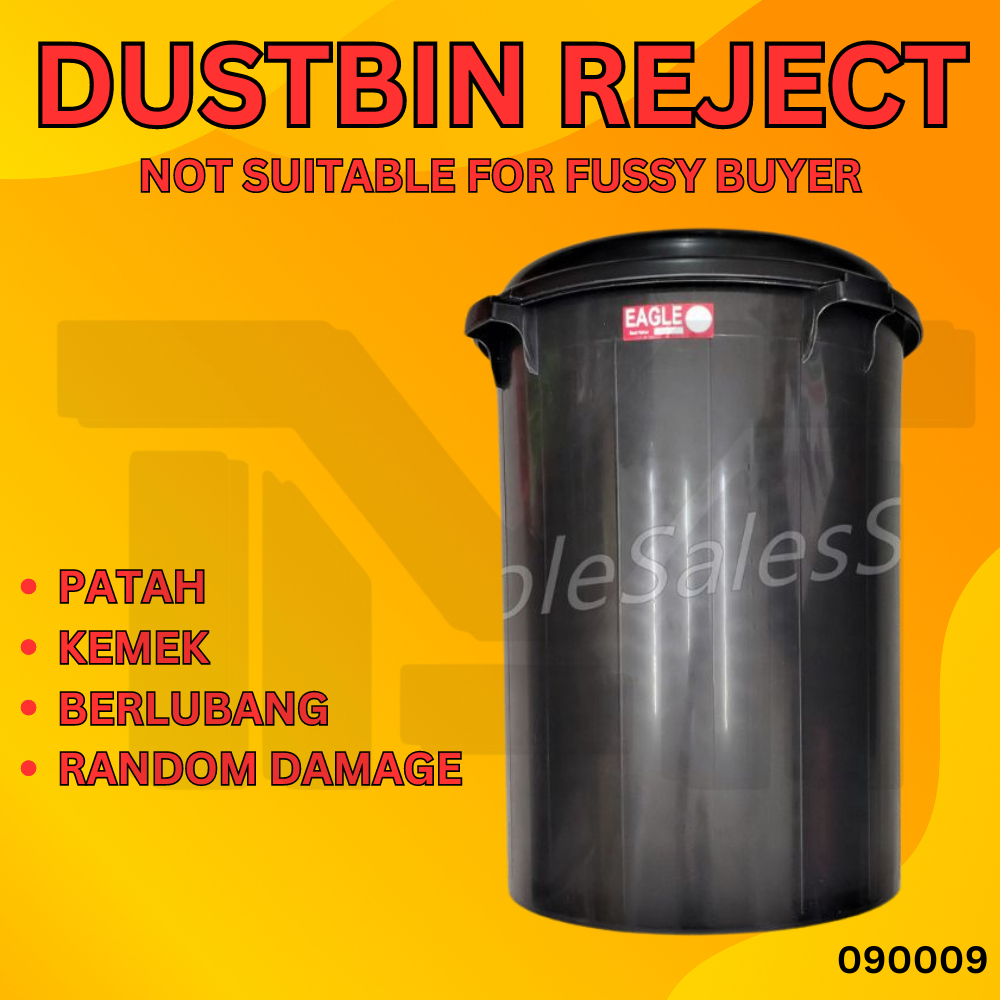 0008 12 Gallon Tong Sampah PVC GARBAGE DUSTBIN / TONG SAMPAH Plastic Garbage Dustbin with cover ...