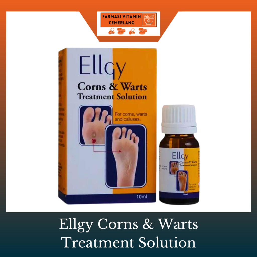 Ellgy Corns & Warts Treatment Solution 10ml - EXP 08/2025 | Shopee Malaysia