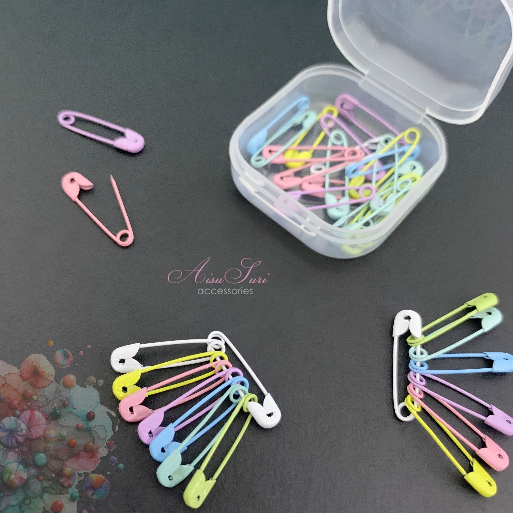 AISUSURI 20pcs pin tudung brooch shawl safety pin tudung magic pin ...