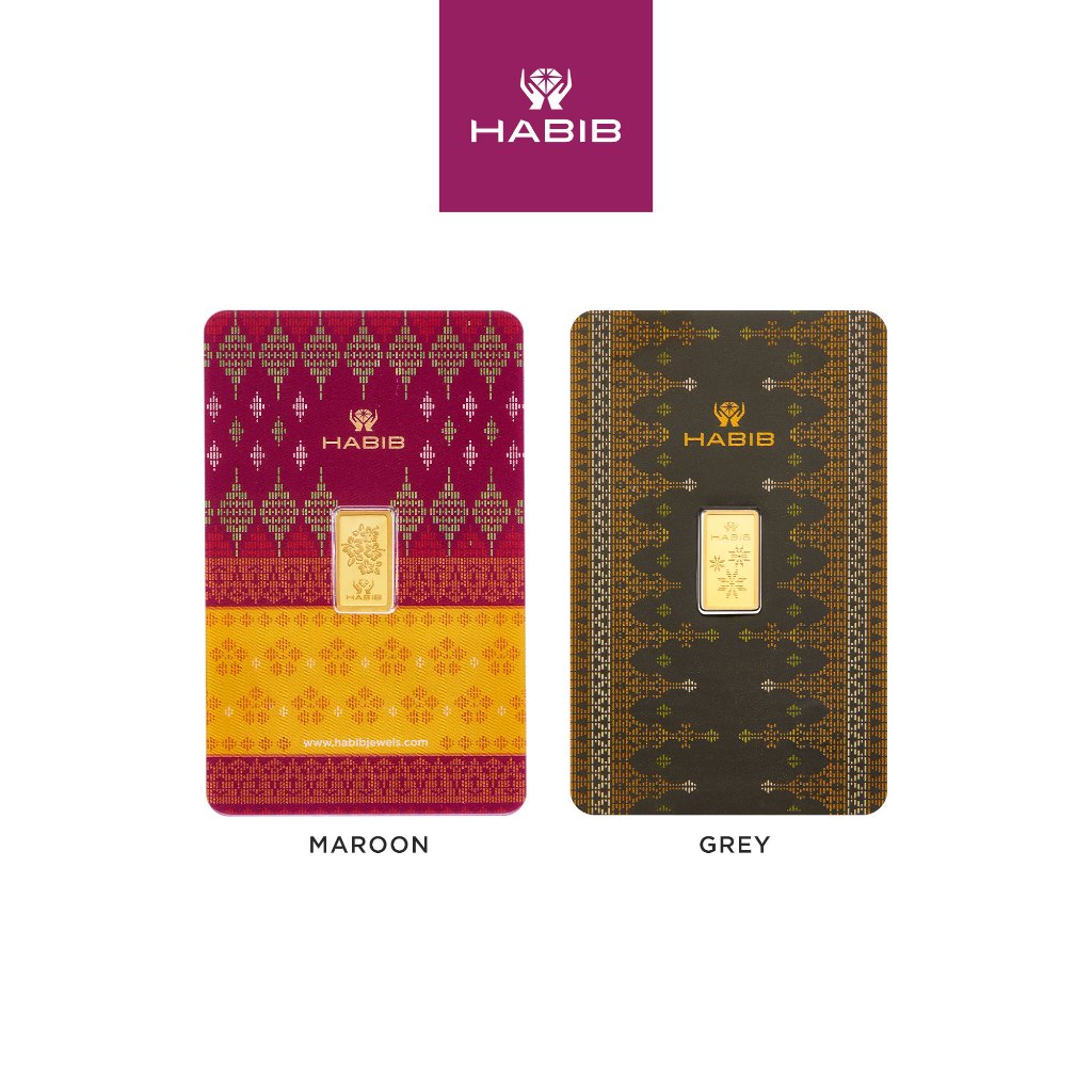 HABIB 0.5g 999.9 Gold Bar (Songket) Manufactured By LBMA Goods Delivery ...