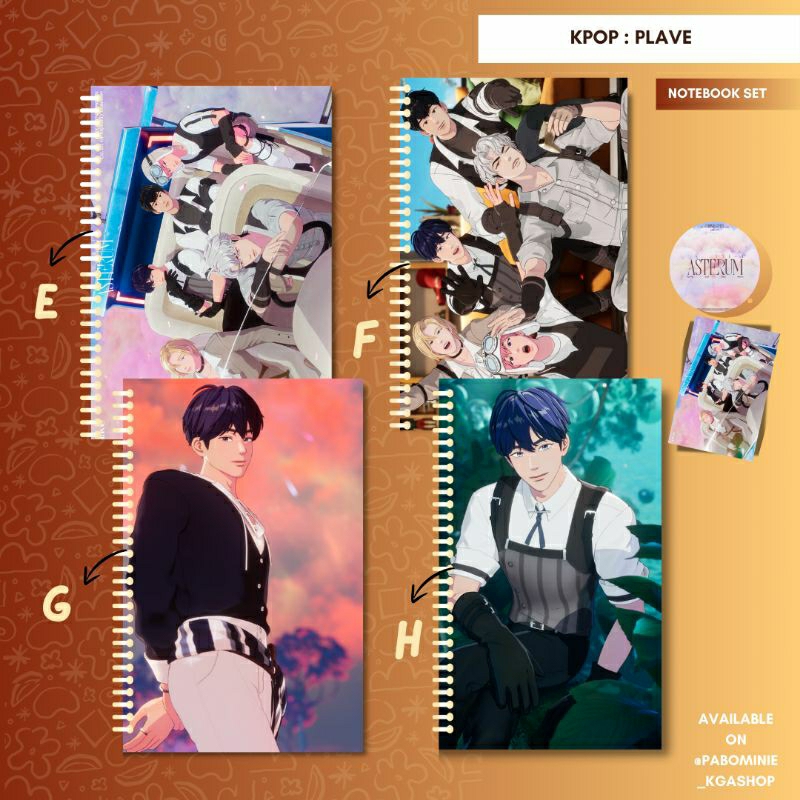 Kpop[PLAVE] NOTEBOOK BOX PLAVE BAMBY NOAH POSTER KEYCHAIN BUTTON BADGE ...