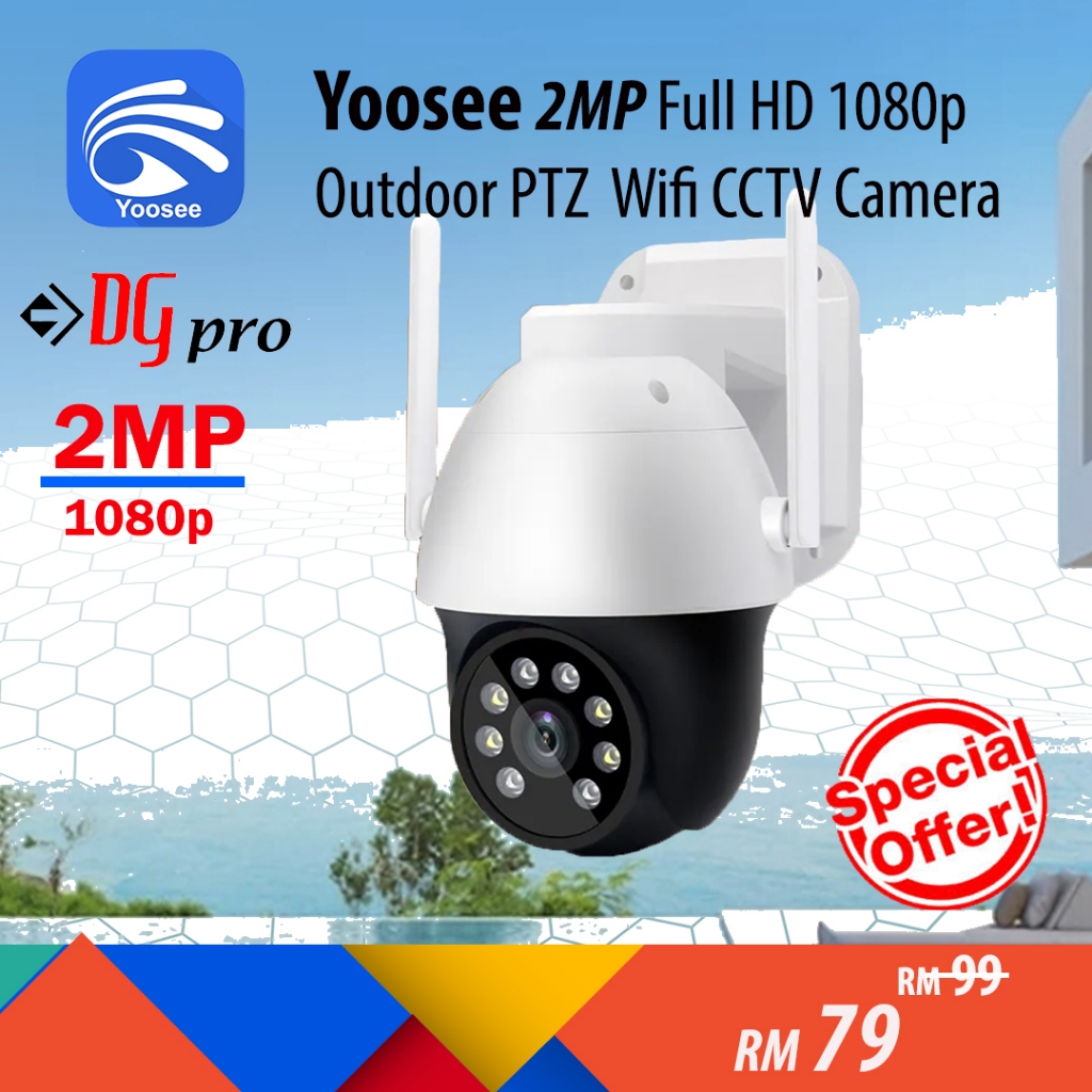 [OFFER] Yoosee 2MP 1080p Outdoor Weatherproof PTZ Wireless Wifi CCTV ...