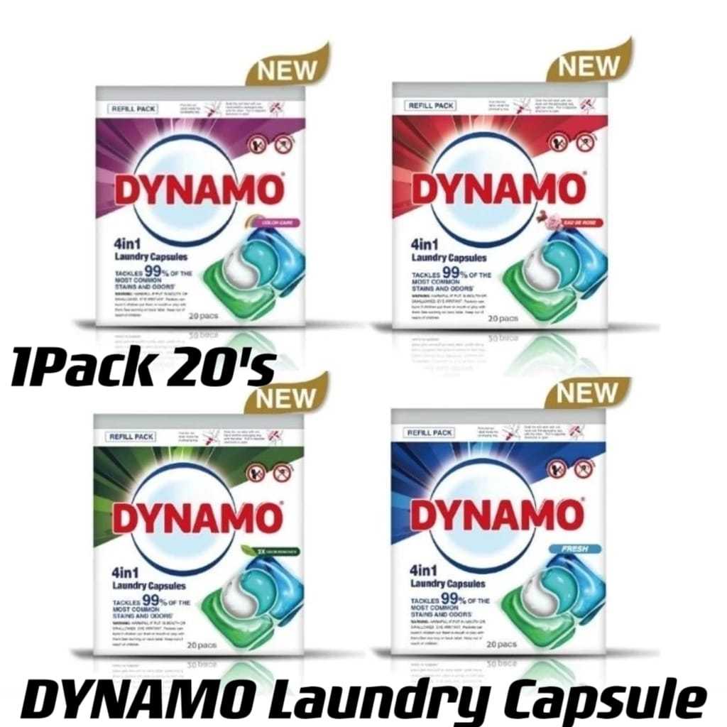 DYNAMO 4in1 Laundry Capsules (10mlx20pcs) Refill Pack | Shopee Malaysia