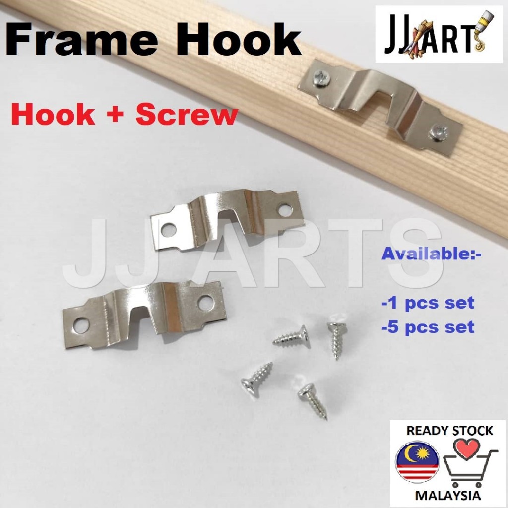 Frame Hook set include Screw - Frame Hanger - Canvas Hook - Photo Frame ...