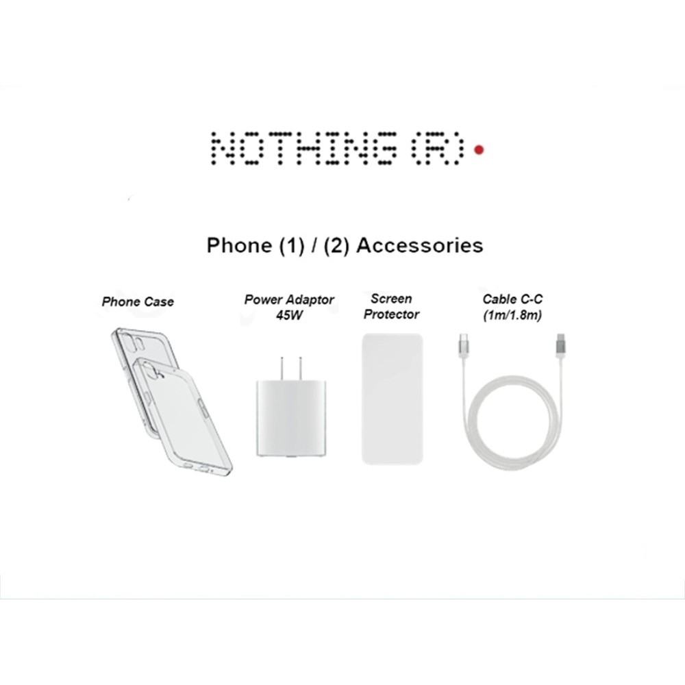Nothing Phone (1) / Phone (2) Accessories - Phone Case / Power Adaptor ...