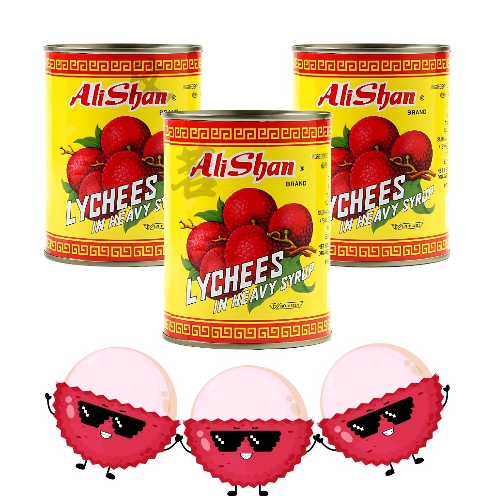 AliShan Lychee in Heavy Syrups 565g 阿里山牌糖水荔枝罐头 565克 | Shopee Malaysia