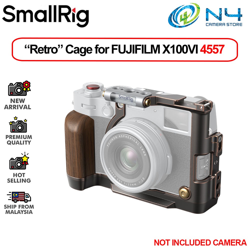 SmallRig Retro Camera Cage for FUJIFILM X100VI / X100 VI 4557 | Shopee ...