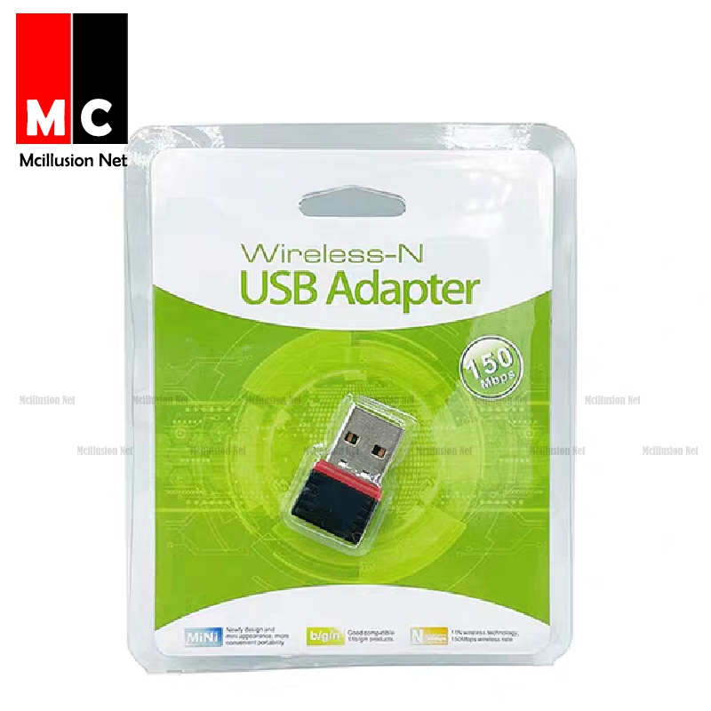 150Mbps Mini WiFi USB WiFi Adapter for PC, USB, Ethernet, Wifi Network ...