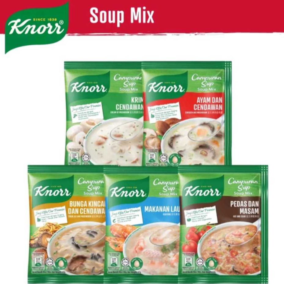 Knorr Soup Campuran Sup/Soup Sachet Instant Soup Knorr Porridge | Shopee Malaysia