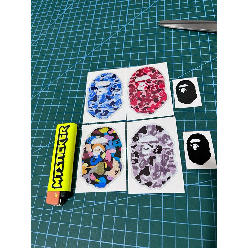 sticker bathing ape bape (PANTUL CAHAYA) mtsticker | Shopee Malaysia