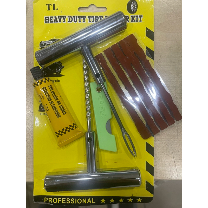 TOOL -PROFESSIONAL TUBELESS TYER TIER HEAVY DUTY RERAIR KIT SET ...