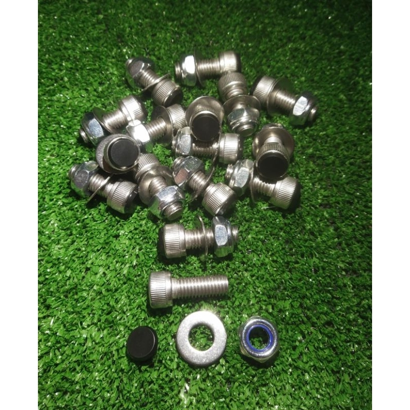 (12) 1 SET SKRU ELENKEY UNTUK EXZOS RXZ MILI CATALYZER GRED 1⃣SET ...