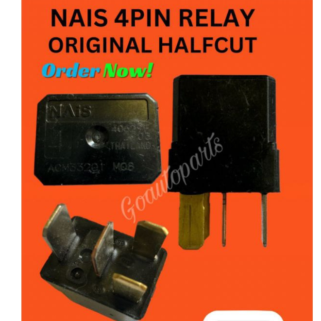 ORIGINAL PROTON WIRA/WAJA PANASONIC NAIS 4PIN POWER/AIRCOND/LAMP RELAY ...