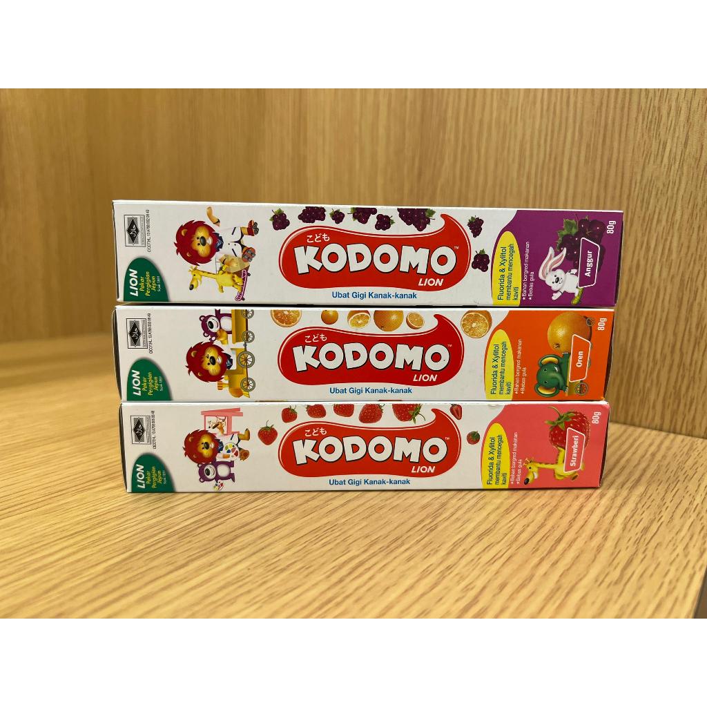 KODOMO CHILDREN TOOTHPASTE 80G ASSORTED FLAVOUR | Shopee Malaysia