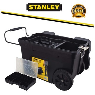 Stanley 033026R Pro-Mobile 17 Gallon Contractor Tool Box Chest With ...