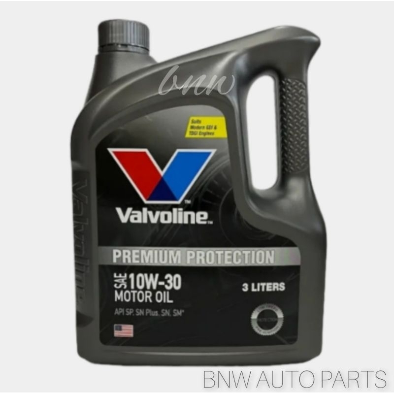 VALVOLINE 10W30 API SP Mineral Car Premium Protection Engine Oil 3L ...