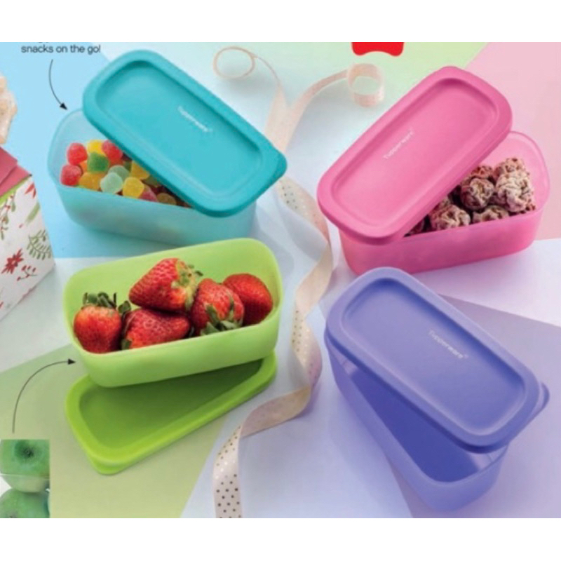 Tupperware Little Treat Gift Set Rectangular Container 4 units 250ml ...