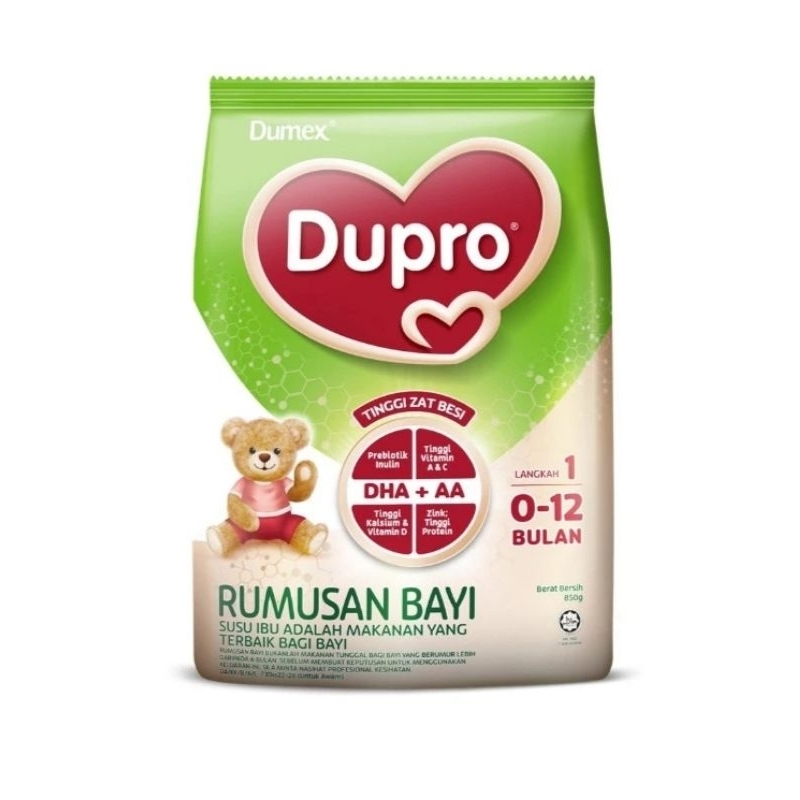 Dupro Step 1 & 2 (0 - 12Months) 850g | Shopee Malaysia