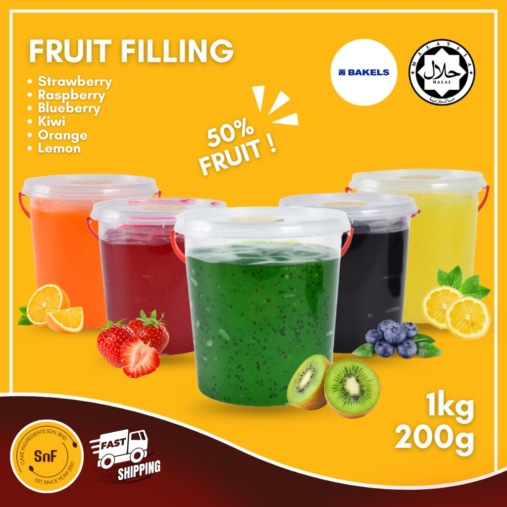 Bakels Fruit Filling Fruit Filling Buah Buahan Topping Filling Puree ...